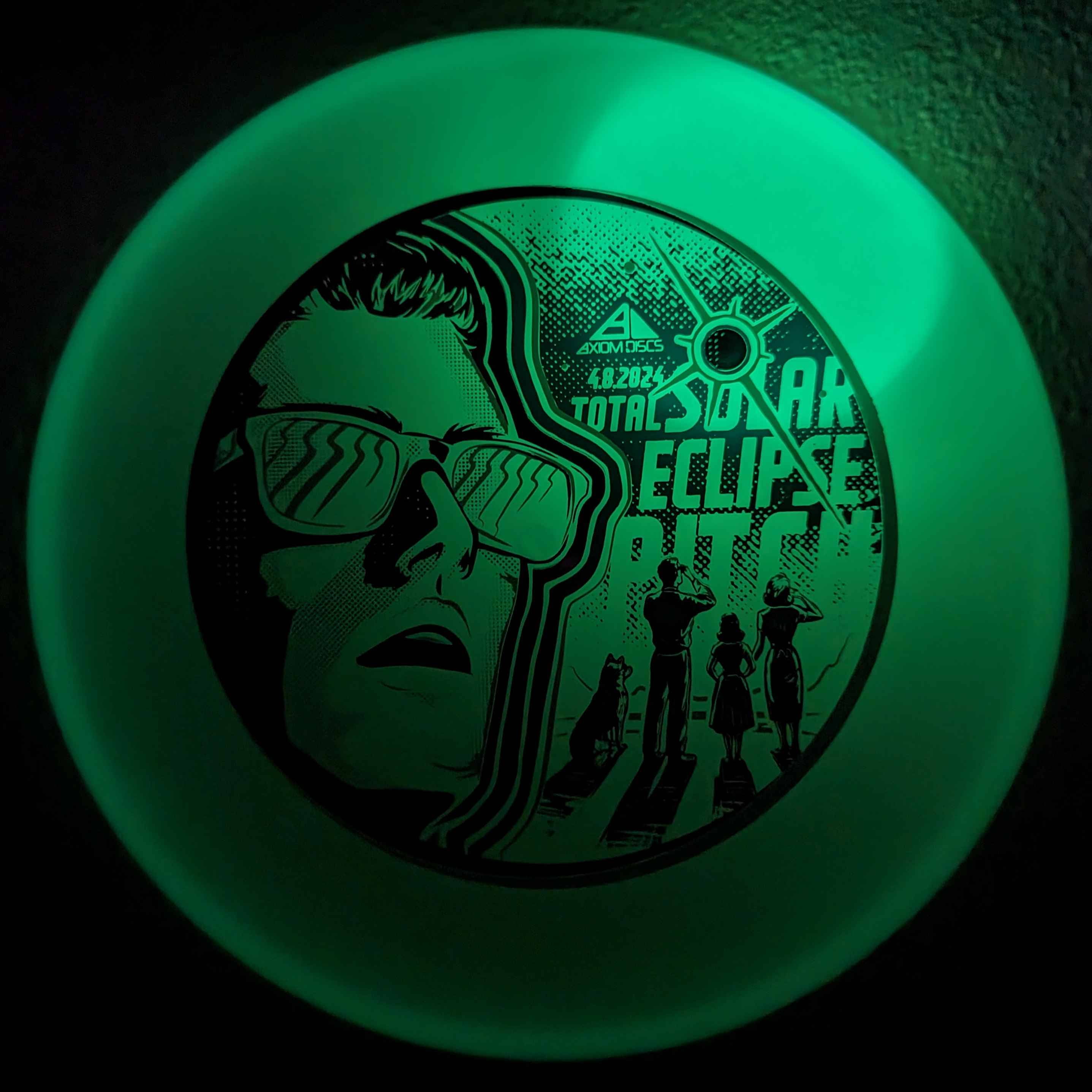 Axiom Total Solar Eclipse Glow Pitch Disc Golf Hybrid Putter/Approach ...