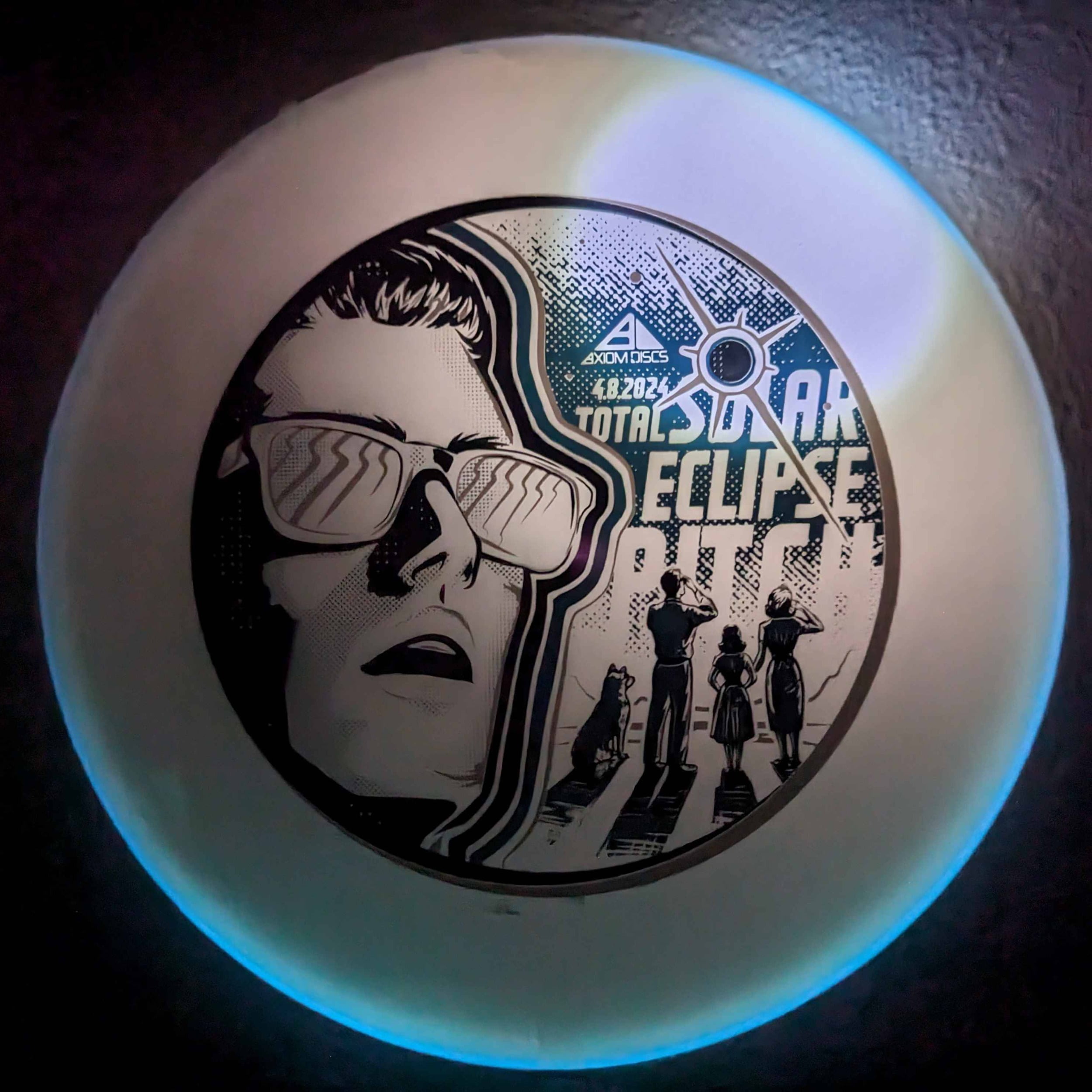 Axiom Total Solar Eclipse Glow Pitch Disc Golf Hybrid Putter/Approach ...