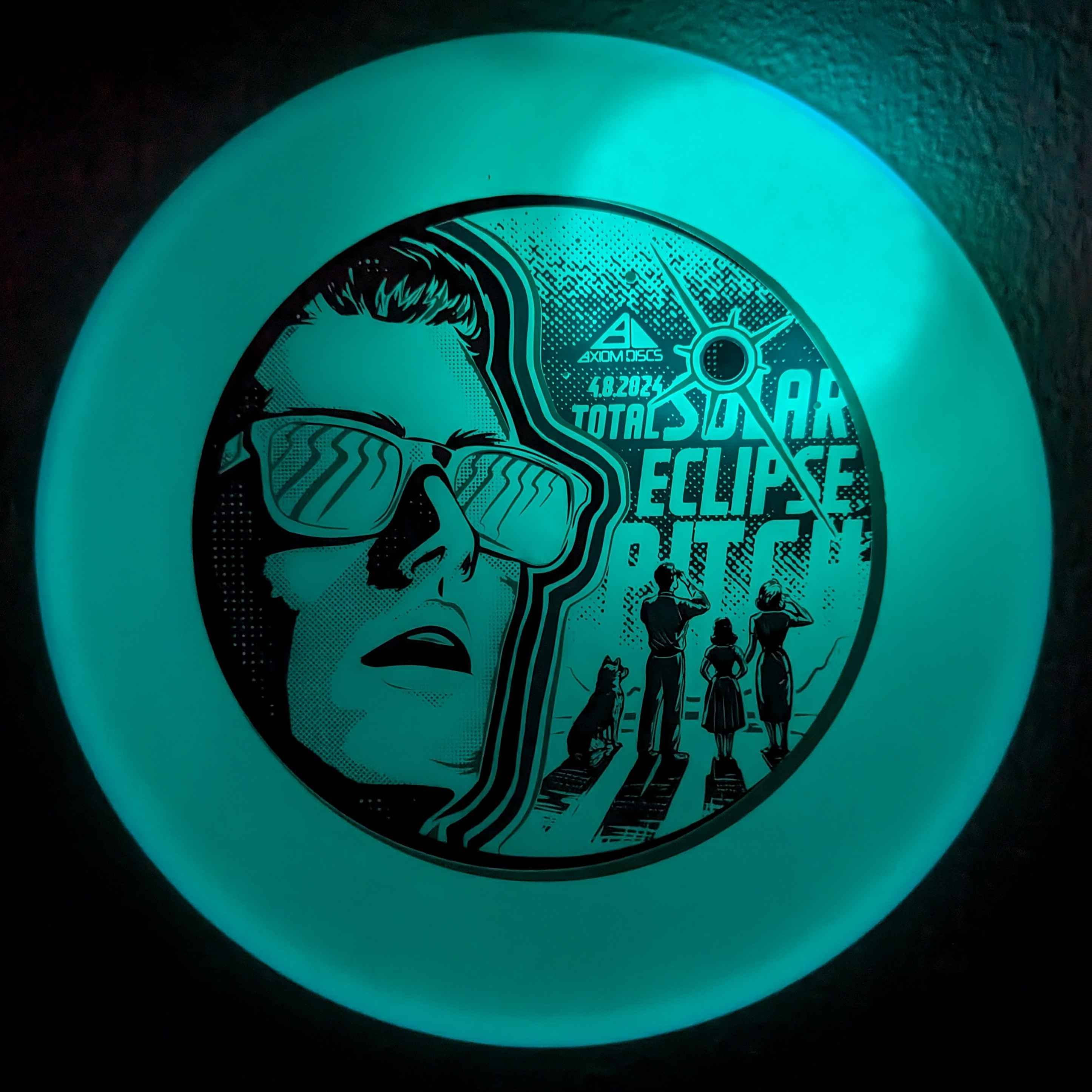 Axiom Total Solar Eclipse Glow Pitch Disc Golf Hybrid Putter/Approach ...