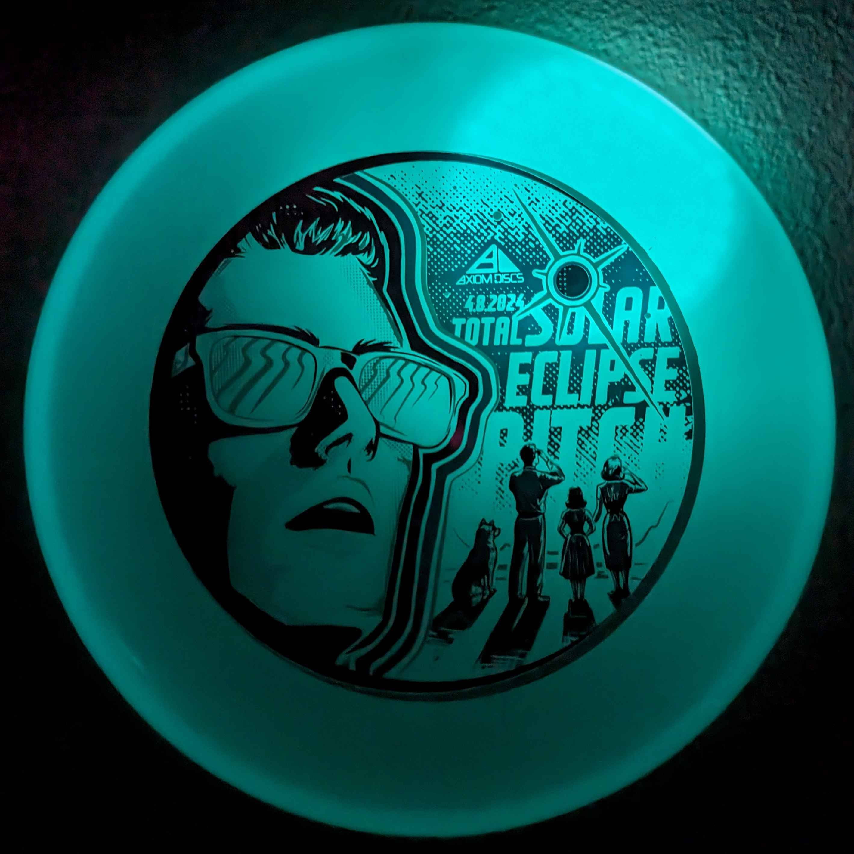 Axiom Total Solar Eclipse Glow Pitch Disc Golf Hybrid Putter/Approach ...