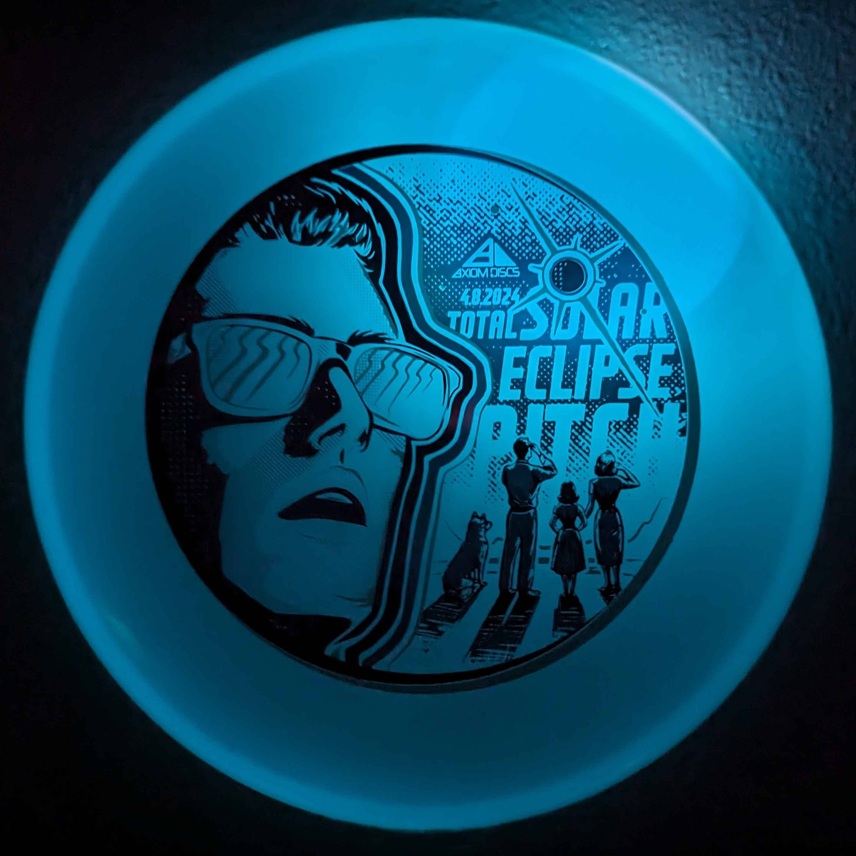 Axiom Total Solar Eclipse Glow Pitch Disc Golf Hybrid Putter/Approach ...