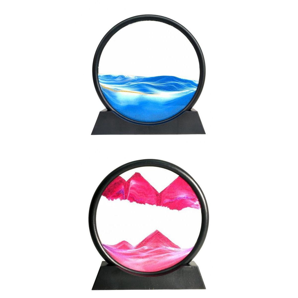 Axioma 2PCS Moving Sands Art Picture 3D Dynamic Deep Sea Decoration ...