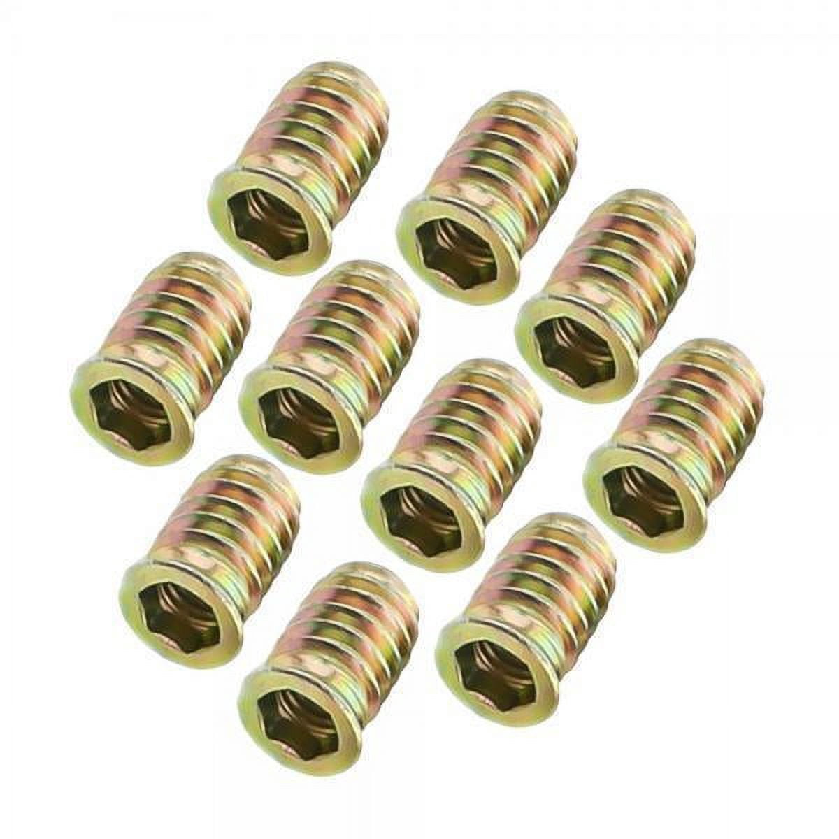Axioma 2x 10Pcs Wooden Insert Interface Screws Hex Socket Nuts ...