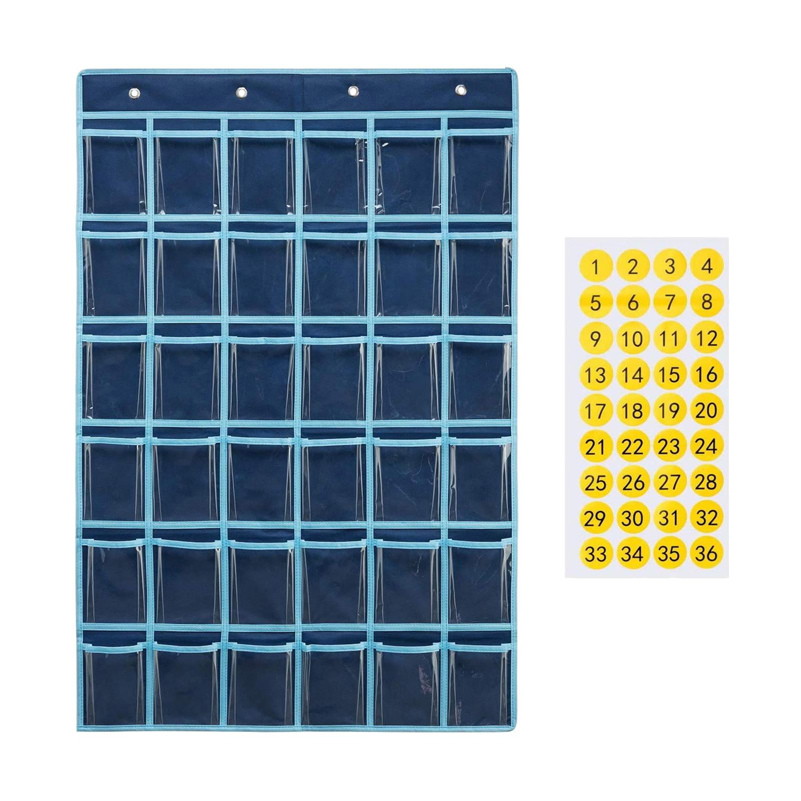 Axioma 36 Classroom Pocket Charts for Cellphones and Calculators Holder ...