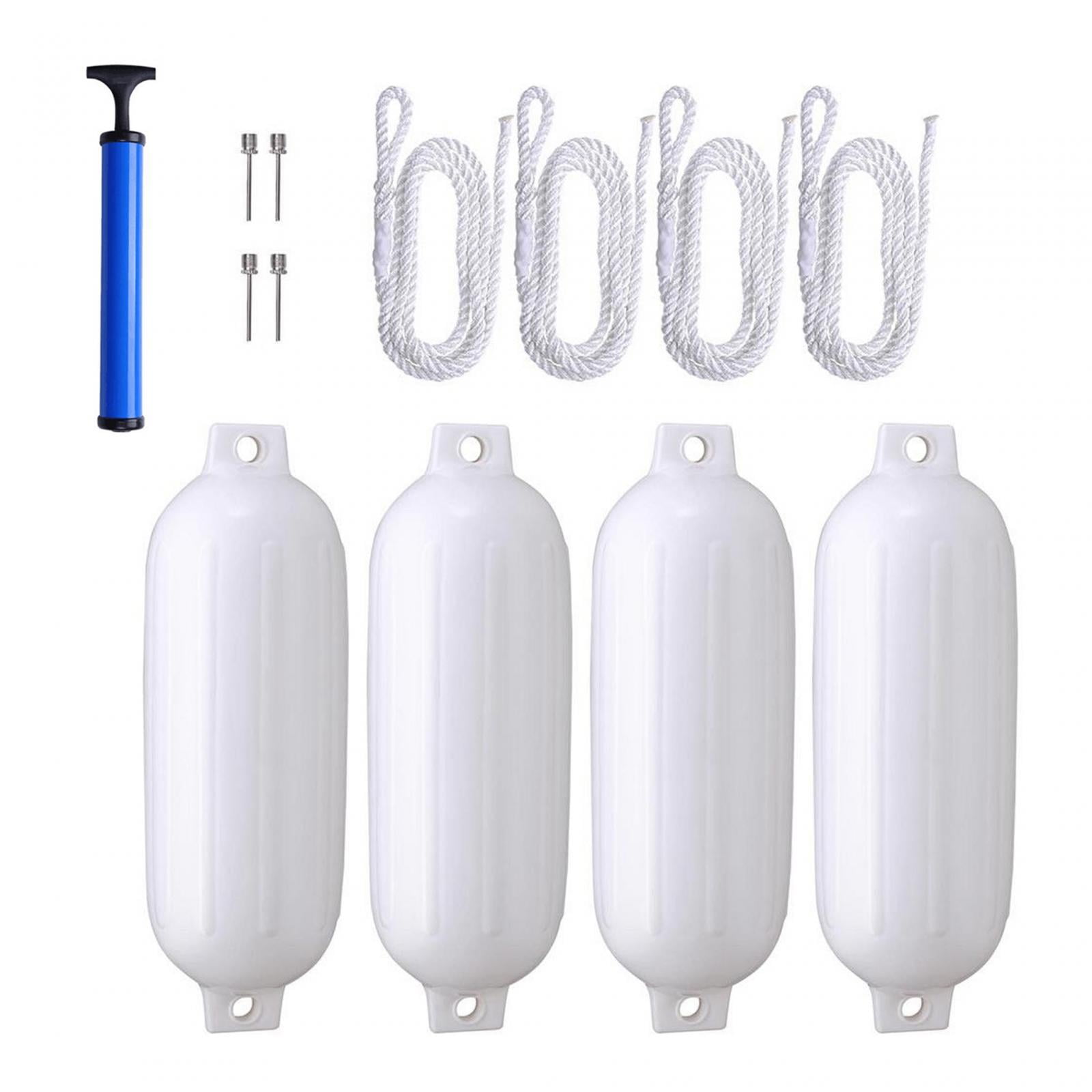 Axioma 4 Pack Boat Bumper, Sunscreen Anchor Buoy with 4 Ropes, Mooring ...