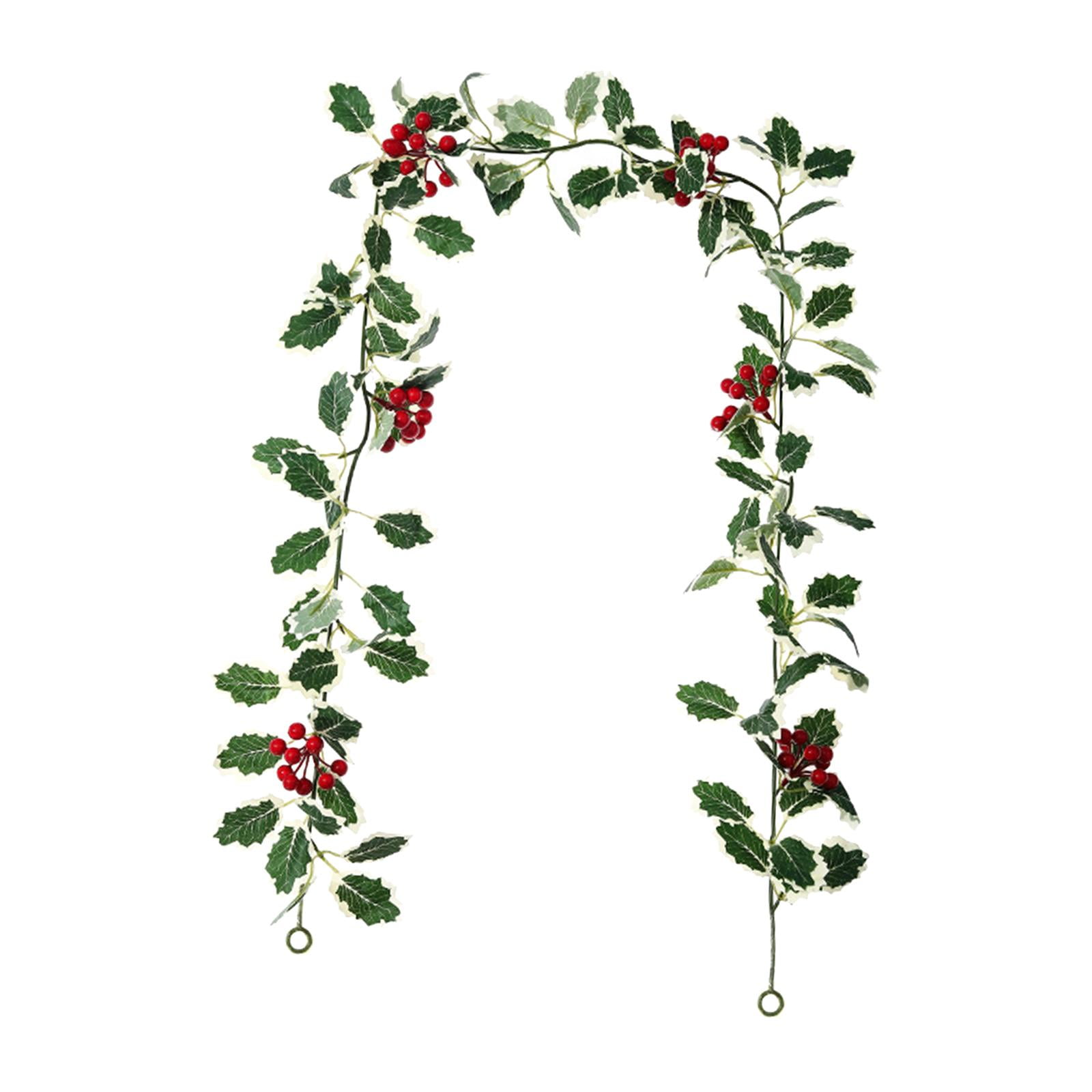 Axioma Artificial Blossom Flowers Garland Green Leaf Wreaths Ornament ...