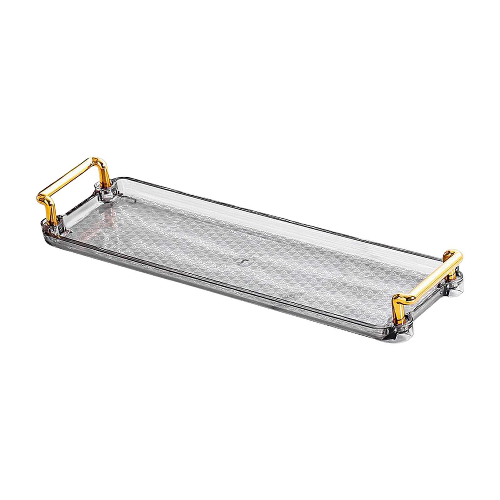 Axioma Bathroom Tray Serving Tray with Handle Drinks Jewelry Cosmetic ...