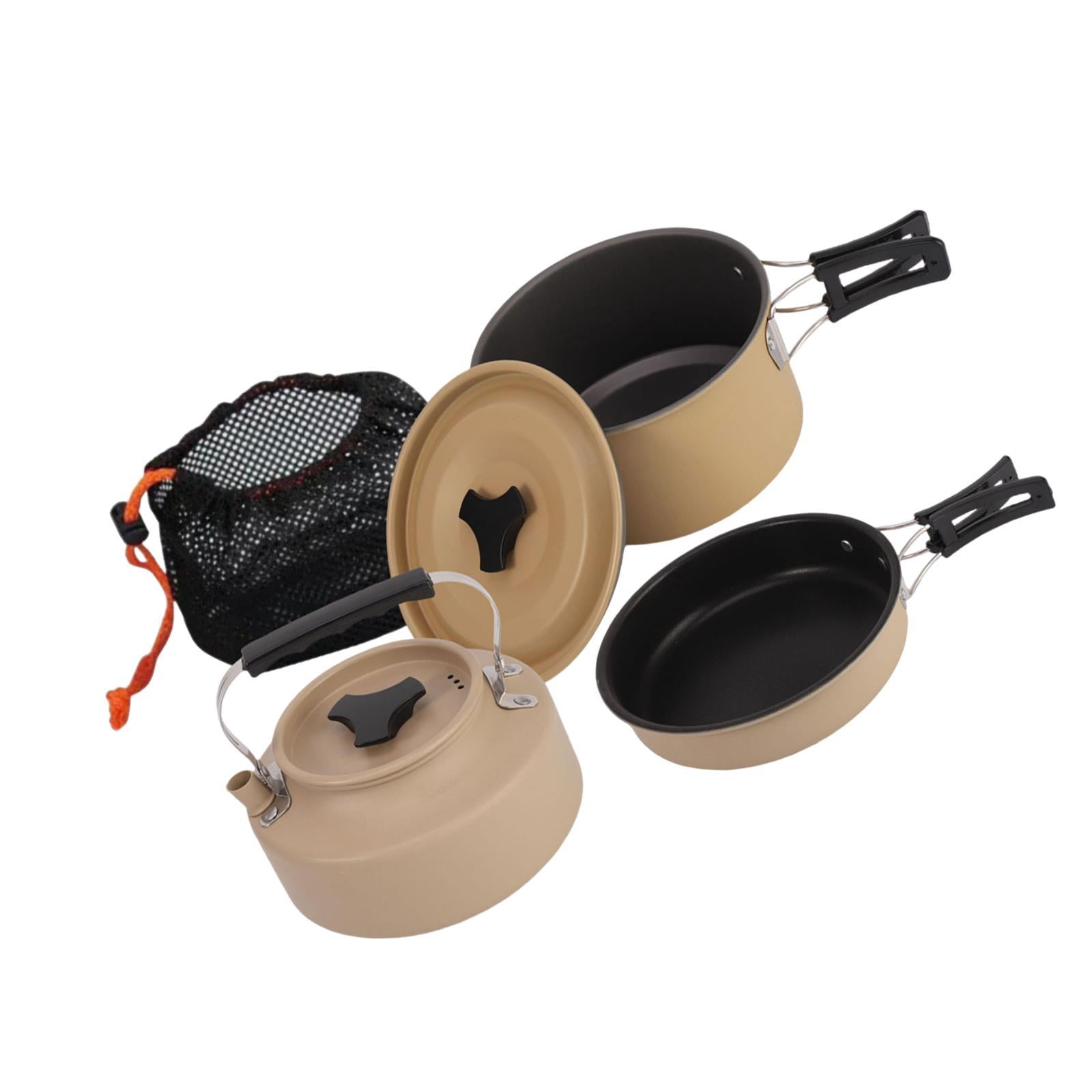 Axioma Camping Cookware Set Camping Pot Kitchen Utensils Folding Handle ...