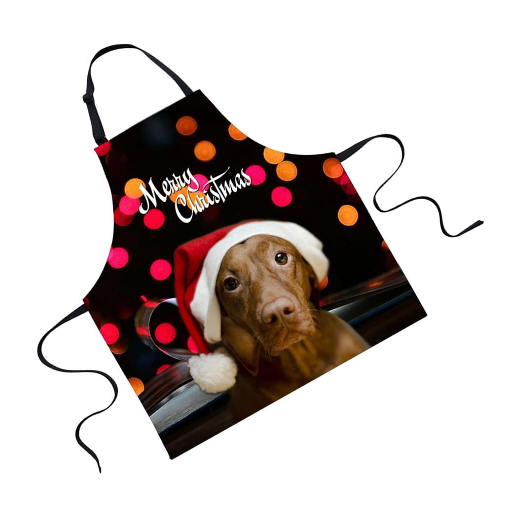 Axioma Christmas Apron Unisex Kitchen Bib Apron for Cooking/Baking ...