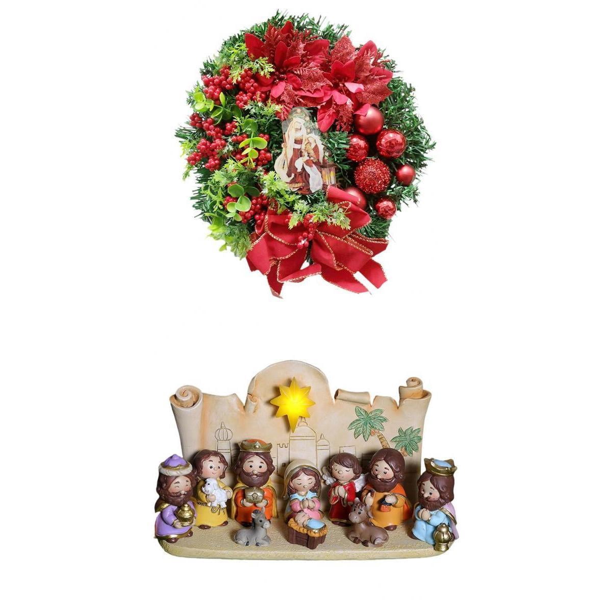 Axioma Door Wall Decor Nativity Scene Ornament Holy Family - Walmart.com
