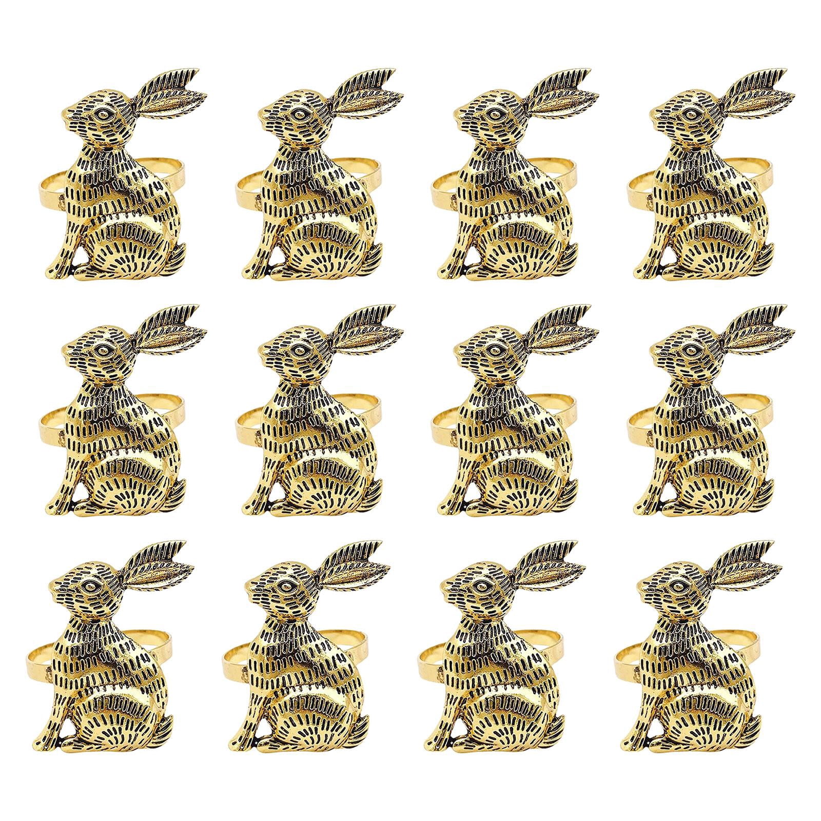 Axioma Easter Bunny Rabbit Napkin Rings Party Dining Table Settings ...