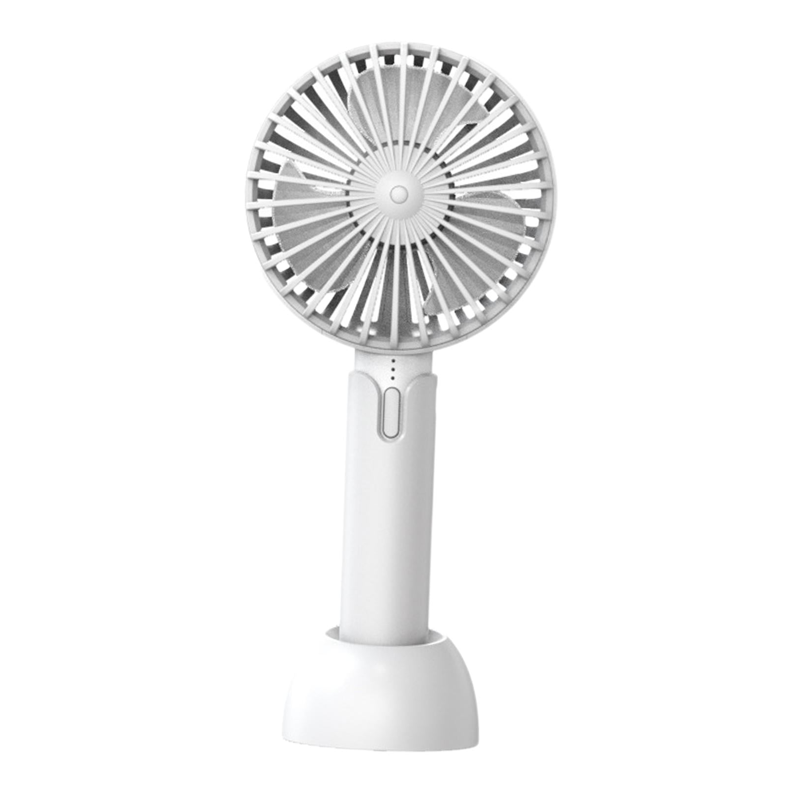 Axioma Handheld Fan Compact Quiet Desk Fan with Base, 3 Speeds Mini ...