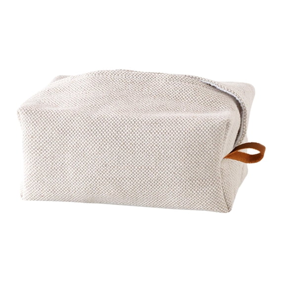 Axioma Linen Tissue Box Holder Chic Cloth Container for Home Kitchen ...