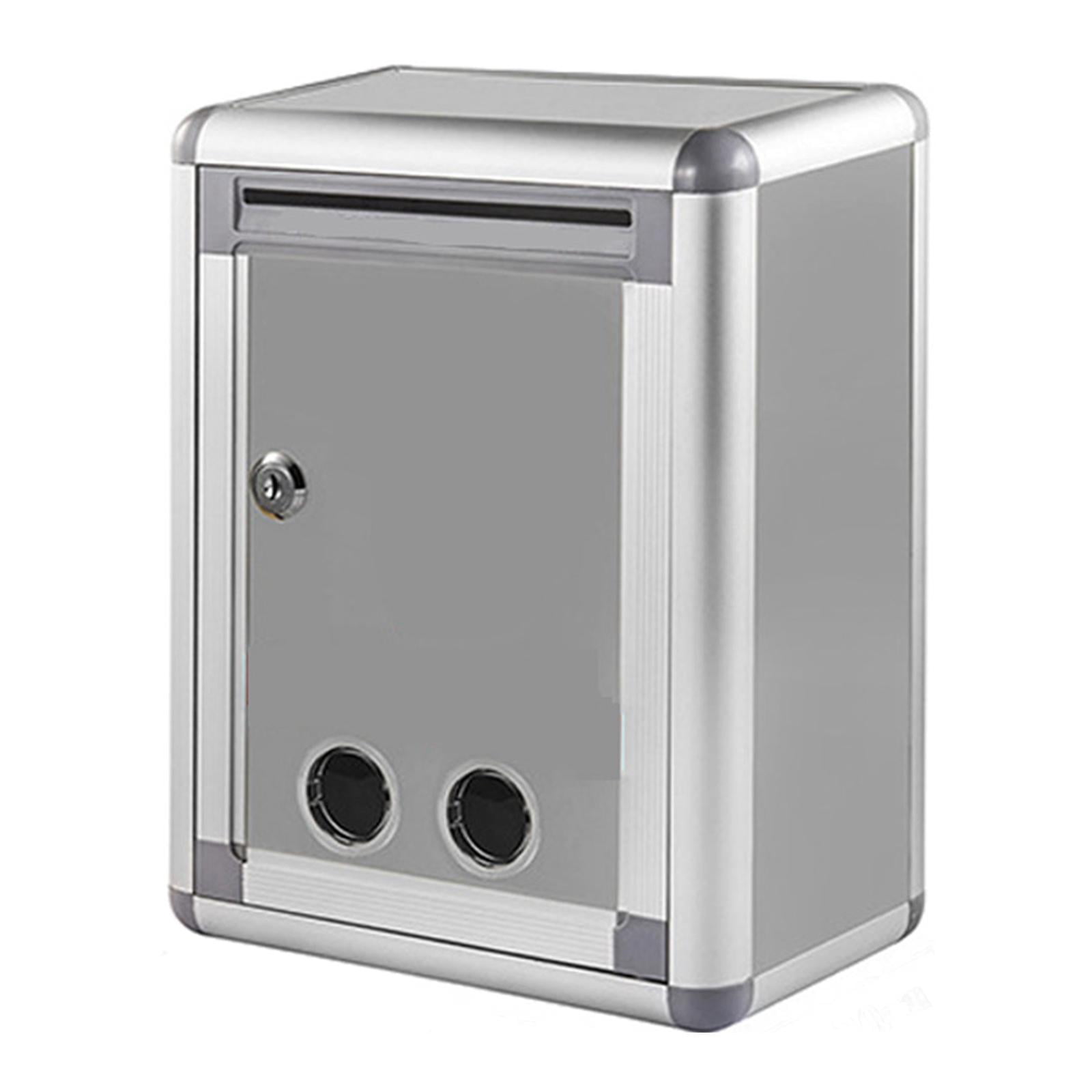 Axioma Lockable Wall Mounted Mailbox with Key Lock, Durable Anti-Rust ...