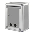 Axioma Lockable Wall Mounted Mailbox with Key Lock, Durable Anti-Rust ...