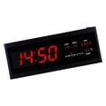 Axioma Oversized Digital Wall Clock USB 12/24H LED Display Clock for ...