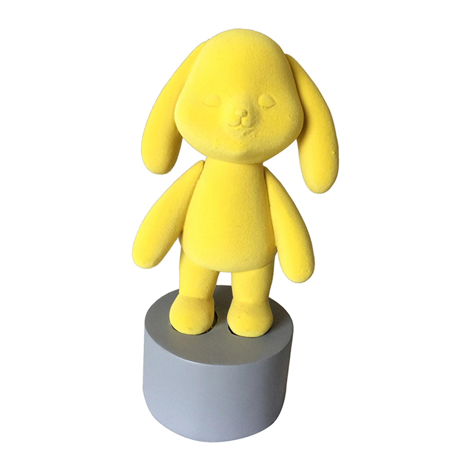 Axioma Rabbit Figurine, Sculpture Ornament Animal for TV Shelf Living ...