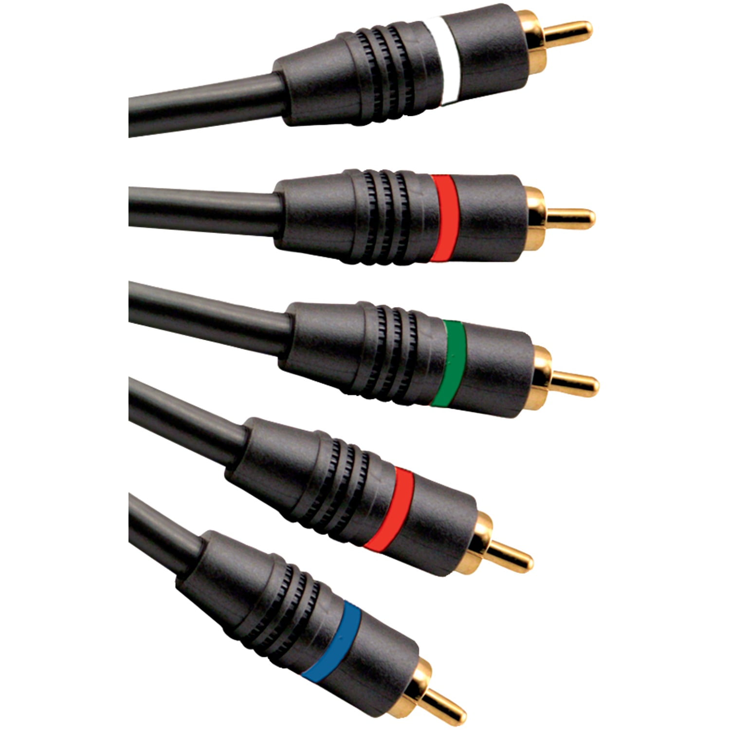 Axis 41228 Component Video/Stereo Audio Cables (12ft) - Walmart.com