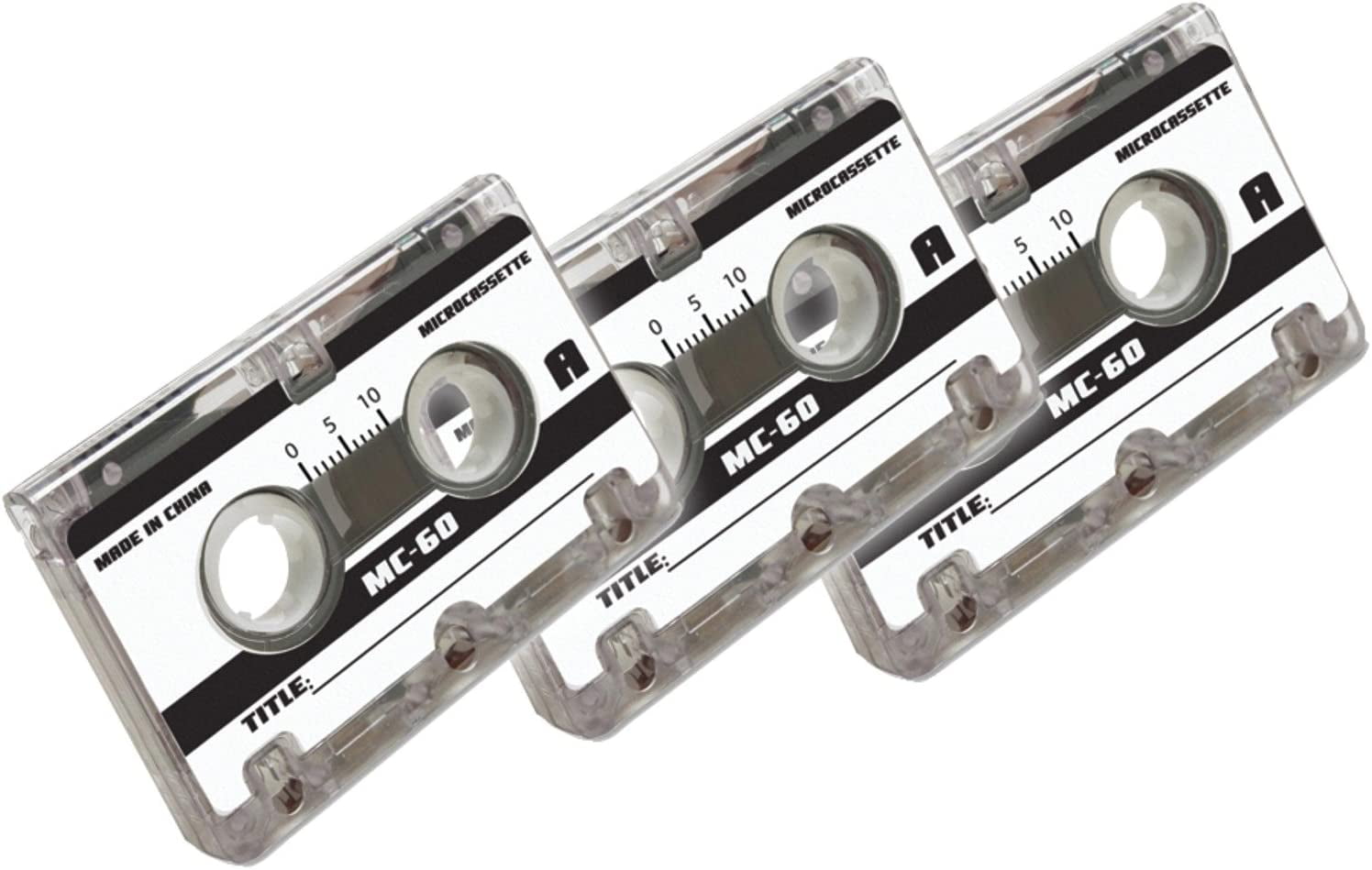 Axis 58020 60-Minute Micro Cassette Tapes, 3 Pack - Walmart.com