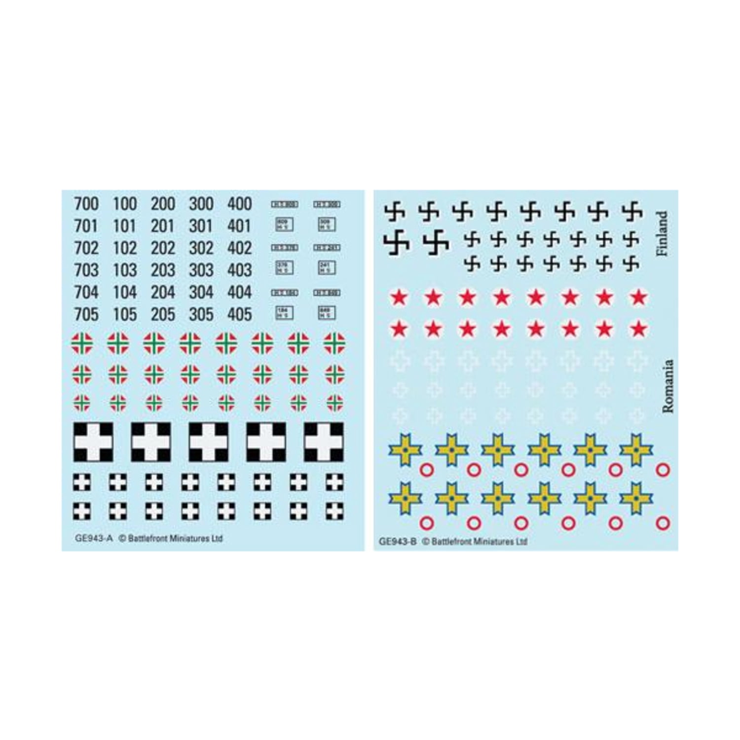 Axis Allies Decals - Hungarians, Finns and Romanians New - Walmart.com