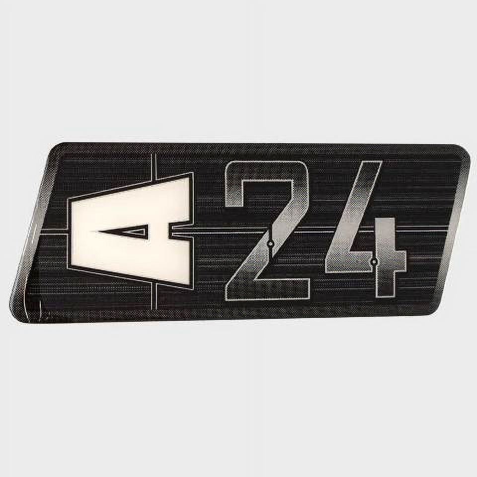 Axis Boat Raised Decal 5974648 | A24 Black Silver 5 1/2 x 2 Inch ...