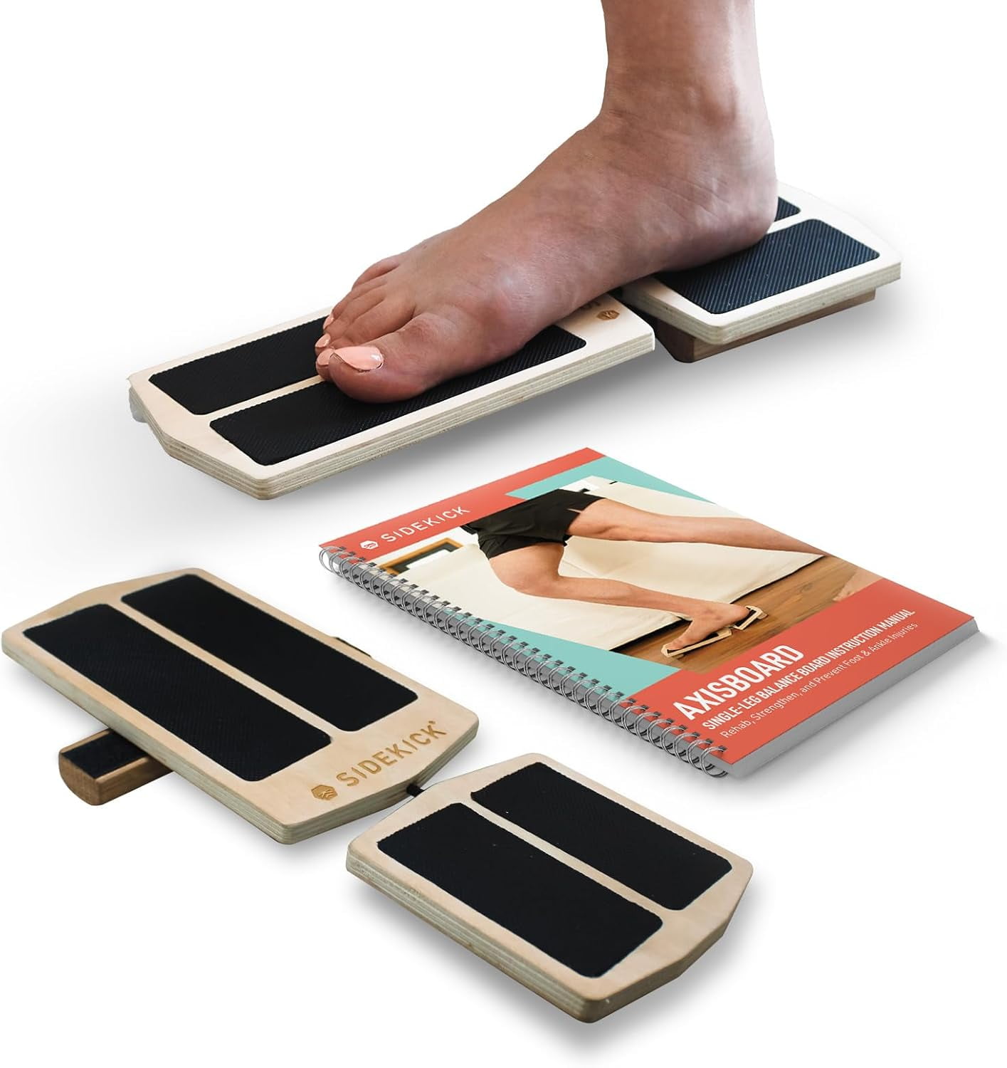 AxisBoard Single Leg Balance Board, Foot Strengthener For Sprained ...