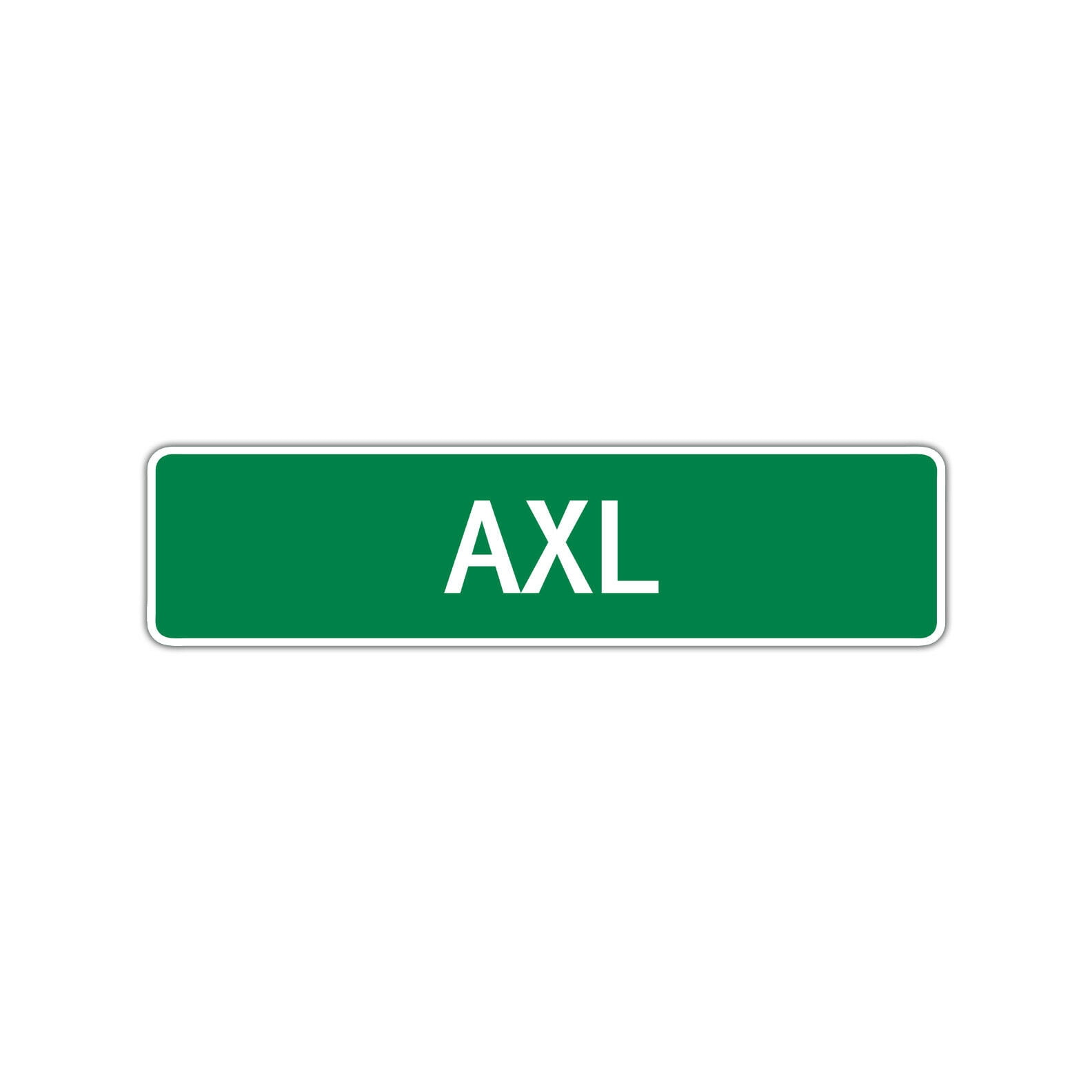 Axl Boys Children Name Letter Printed Wall Plaque Decoration Label ...