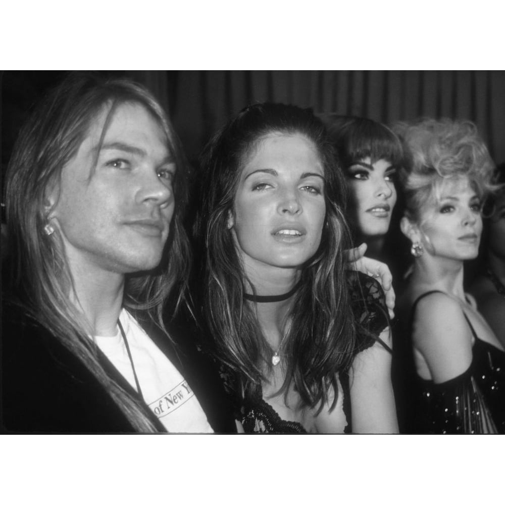 Axl Rose Stephanie Seymour Linda Evangalista Marla Maples 1991. Photo ...