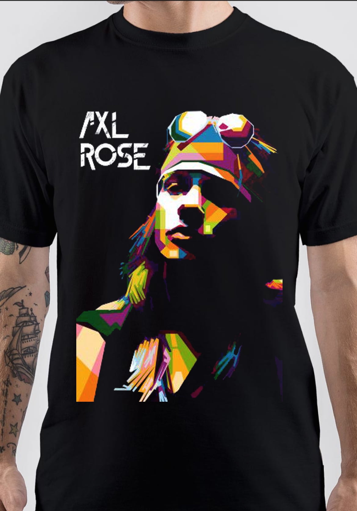 Axl Rose T-Shirt Design Shirt, Size 2Xl, Tee Royal Blue New - Walmart.com