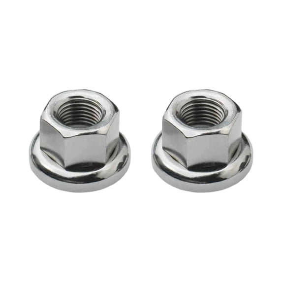 Axle Lock Nut Set, M9 M10 Flange Fastening Screw for Bicycle Front and ...