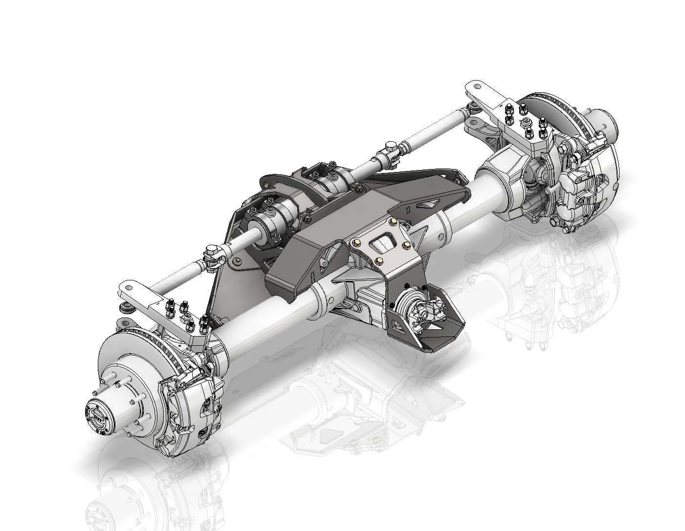 Motobilt Axle Truss with Steering Ram Mount for ECGS 14 Bolt Rear Steer ...