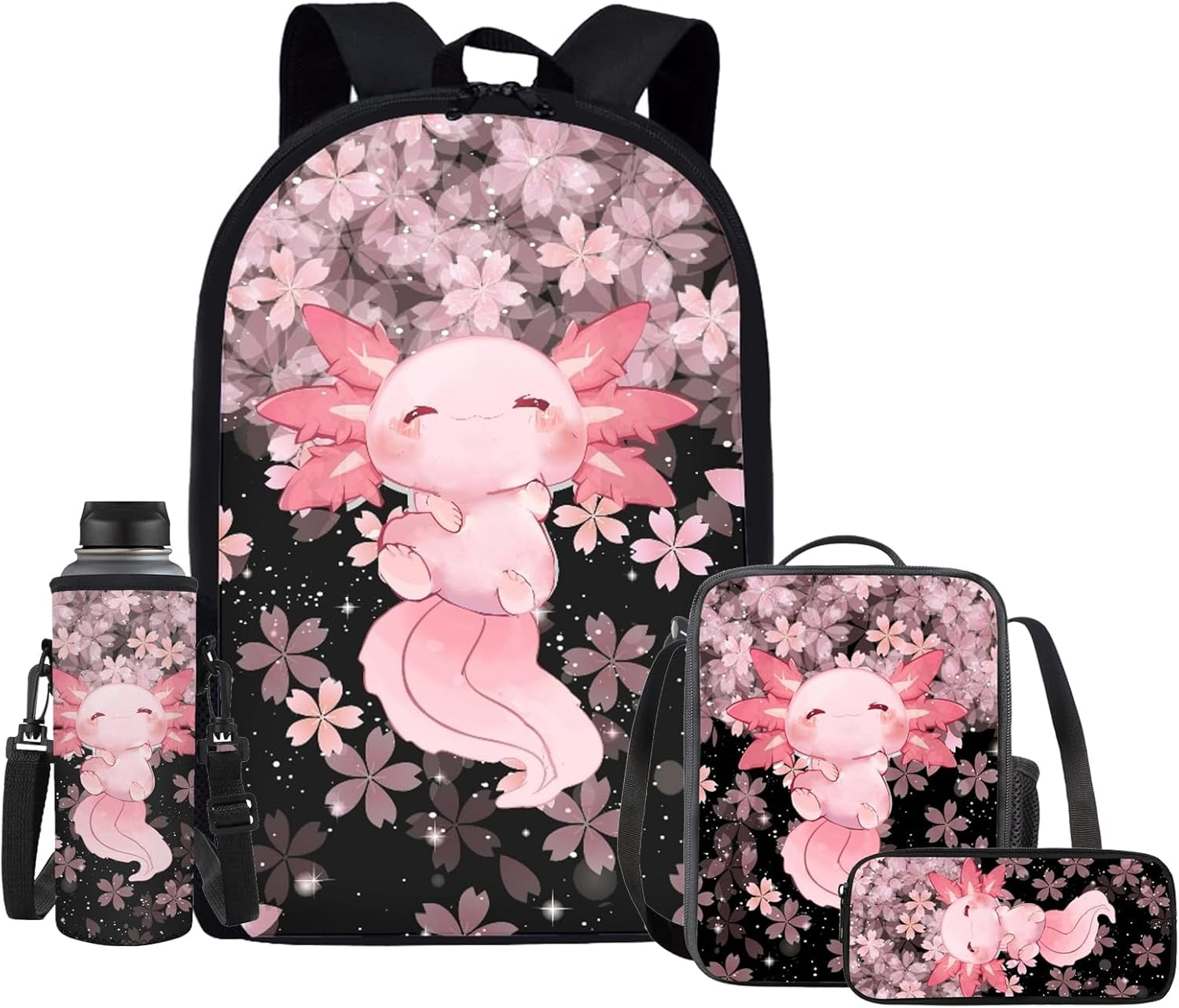 Axolotl Axolotl Backpacks Invader Anime Zim Adjustable Laptop Backpack ...