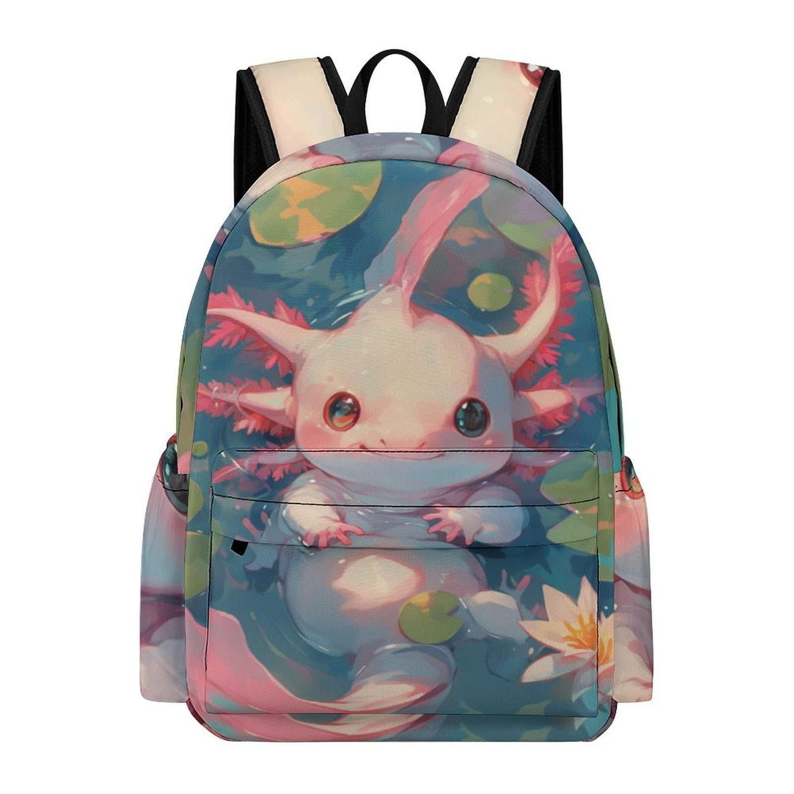 Axolotl Backpack 17 Inch Simple Fashion Casual Backpack Travel Backpack ...