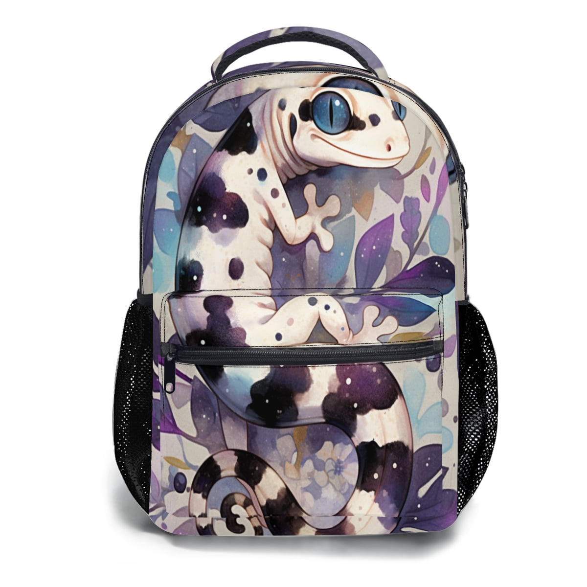 Axolotl Backpack 17 inch Cartoon Axolotl Backpack Large Capacity ...