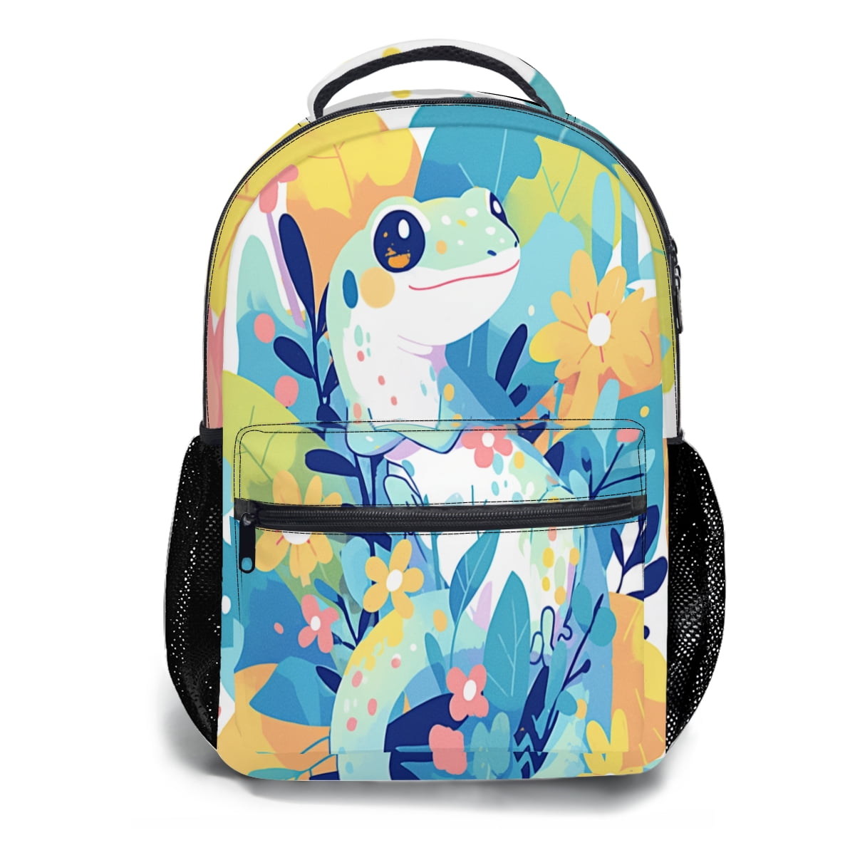 Axolotl Backpack 17 inch Cartoon Axolotl Backpack Large Capacity ...