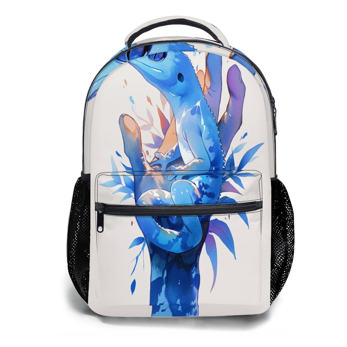 Axolotl Backpack 17 inch Cartoon Axolotl Backpack Large Capacity ...