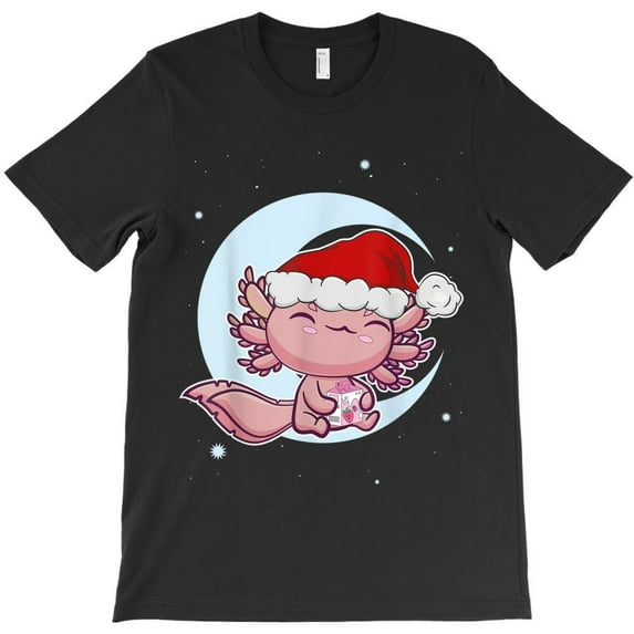 Axolotl Christmas Eve Funny Japanese Kawaii Strawberry Milk Anime ...