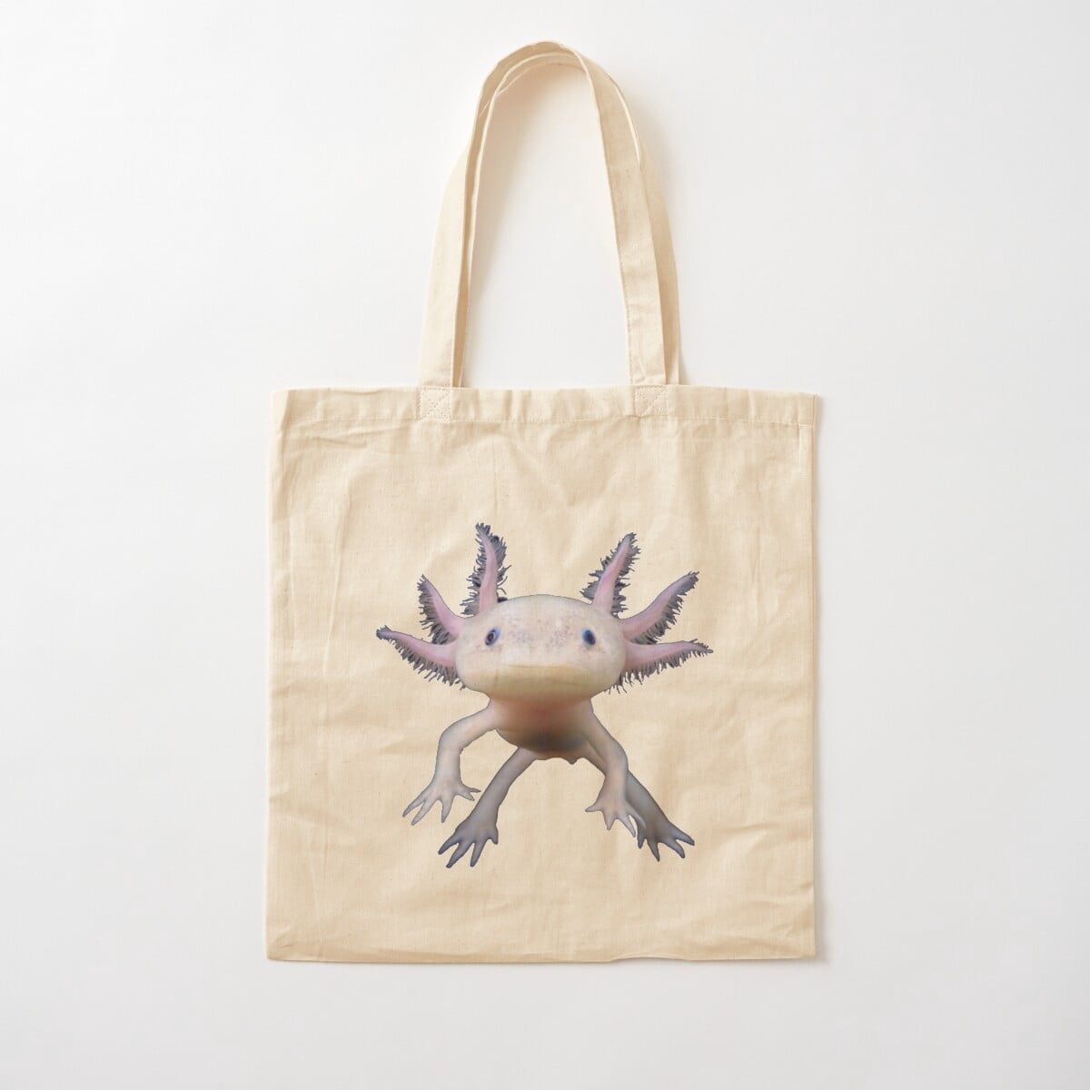 Axolotl Cotton Tote Bag Canvas Tote Bag, Family Gift For Mother, Her ...