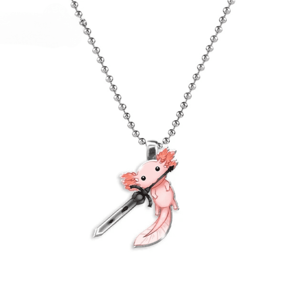 Axolotl Cute Pendant Necklace - Walmart.com