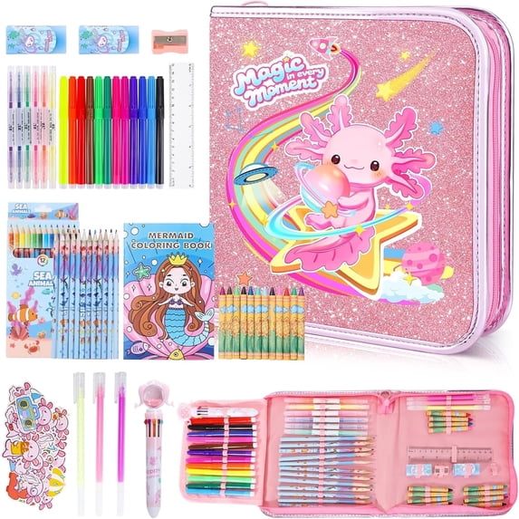 72PCS Fruit Scented Markers Set - Coloring Drawing Kits for Kids with ...