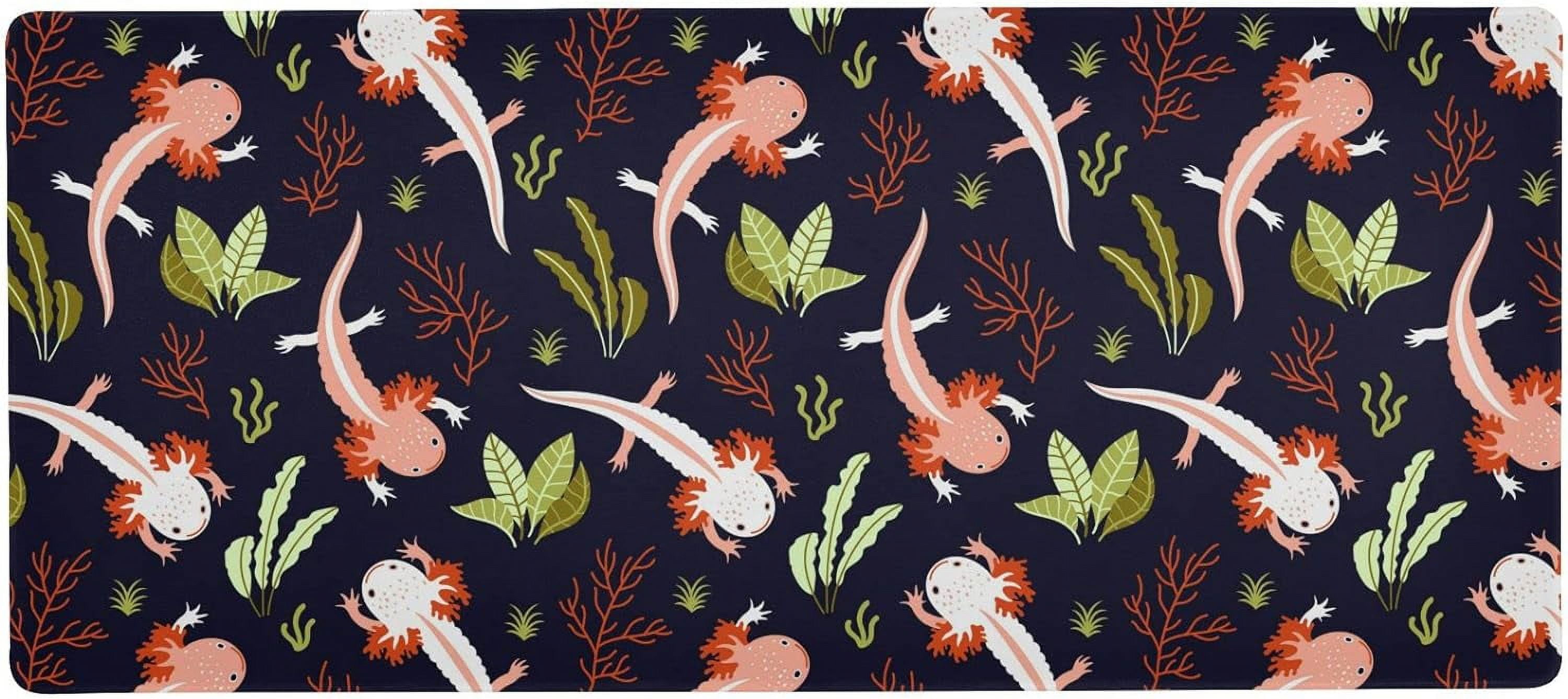 Axolotl Fish Cute Mouse Pad, Gaming Mouse Pad Extended Computer ...