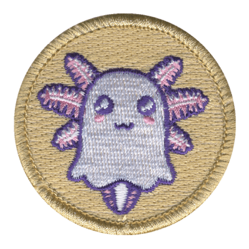 Axolotl Ghost Patrol Patch (Sew-on) - ClassB - Walmart.com
