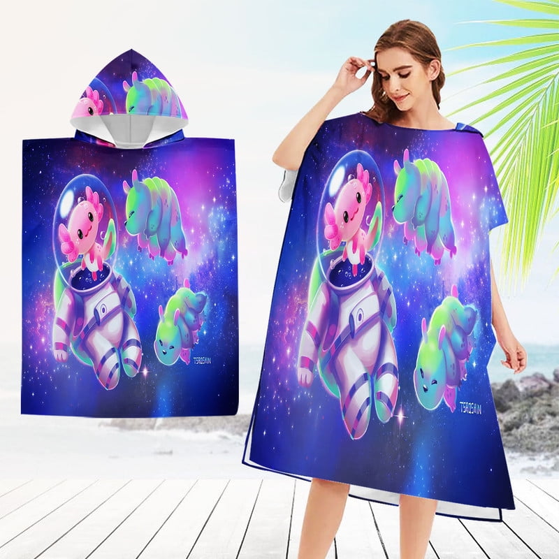 Axolotl Gifts Beach Towel for Women Girl Or Boys Birthday Inspired Fan ...