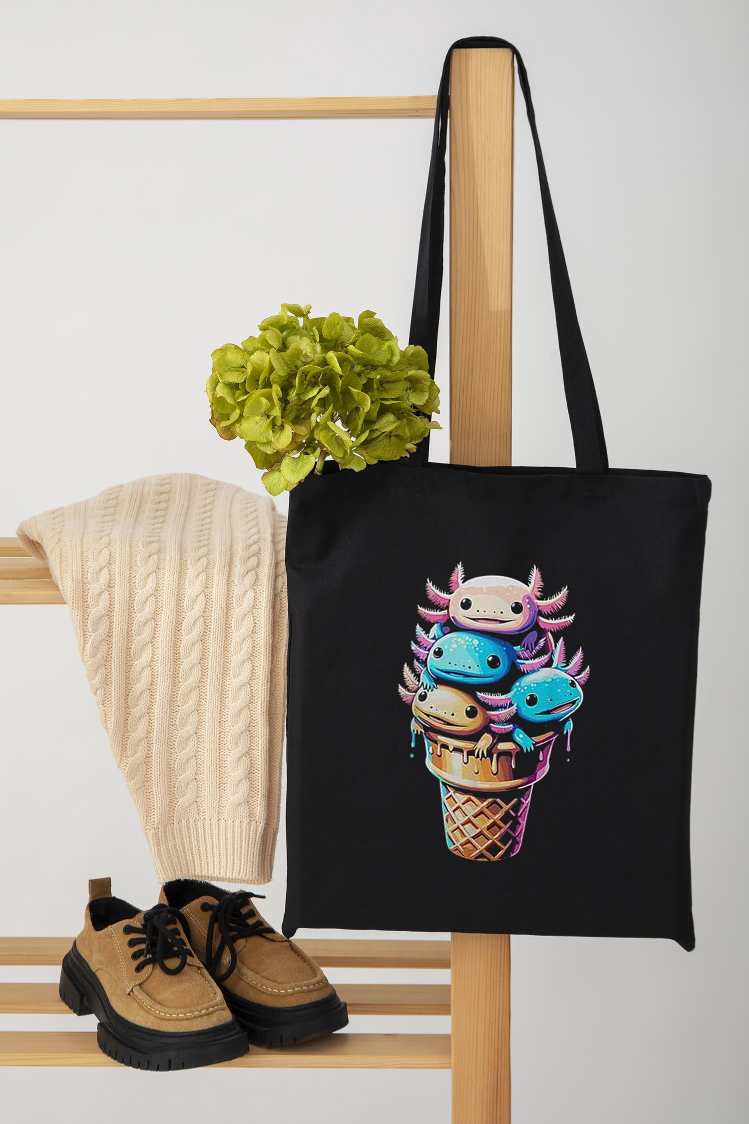 Axolotl Ice Cream Funny Kawaii Axolotls Cute Amphibian Dessert Sweet ...