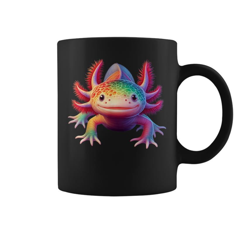 Axolotl Rainbow Kawaii Colorful Axolotl Lovers Herpetologist Coffee ...