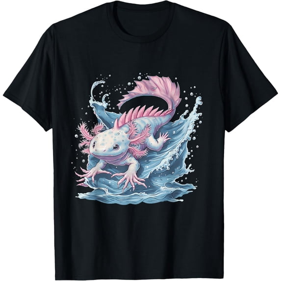Axolotl Sea Ocean Animal Axolotl Lover Ocean Sea Axolotl T Shirt ...