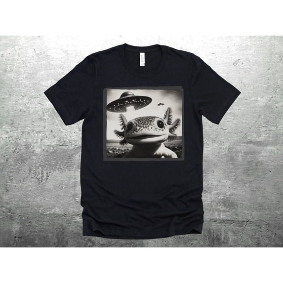 Axolotl Shirt Flying Saucer Selfie Tee 3001 TShirt Funny Selfie Shirt ...