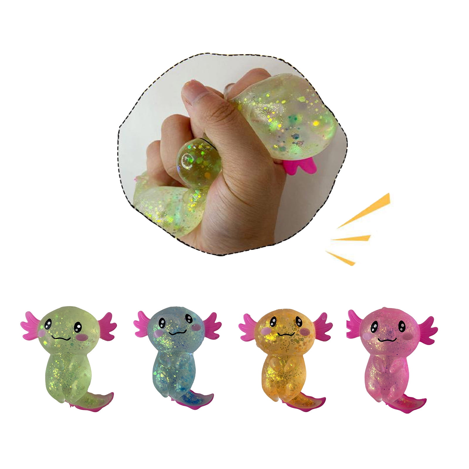 Axolotl Toy, Taba Squishy Sensory Fidget Stress Relief, Cute Malt Sugar ...