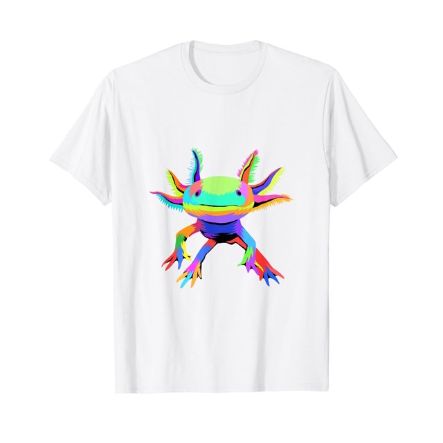 Axolotl Tshirt Pop Art Axolotl Shirt Animal Axolotl Lover T-Shirt ...
