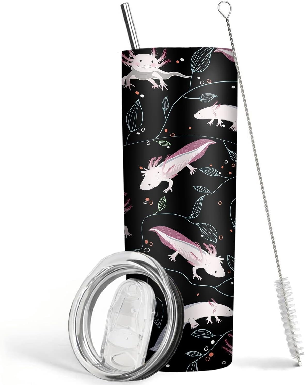 Axolotl Tumbler 20 oz Axolotl Travel Coffee Mug Skinny Tumblers with ...